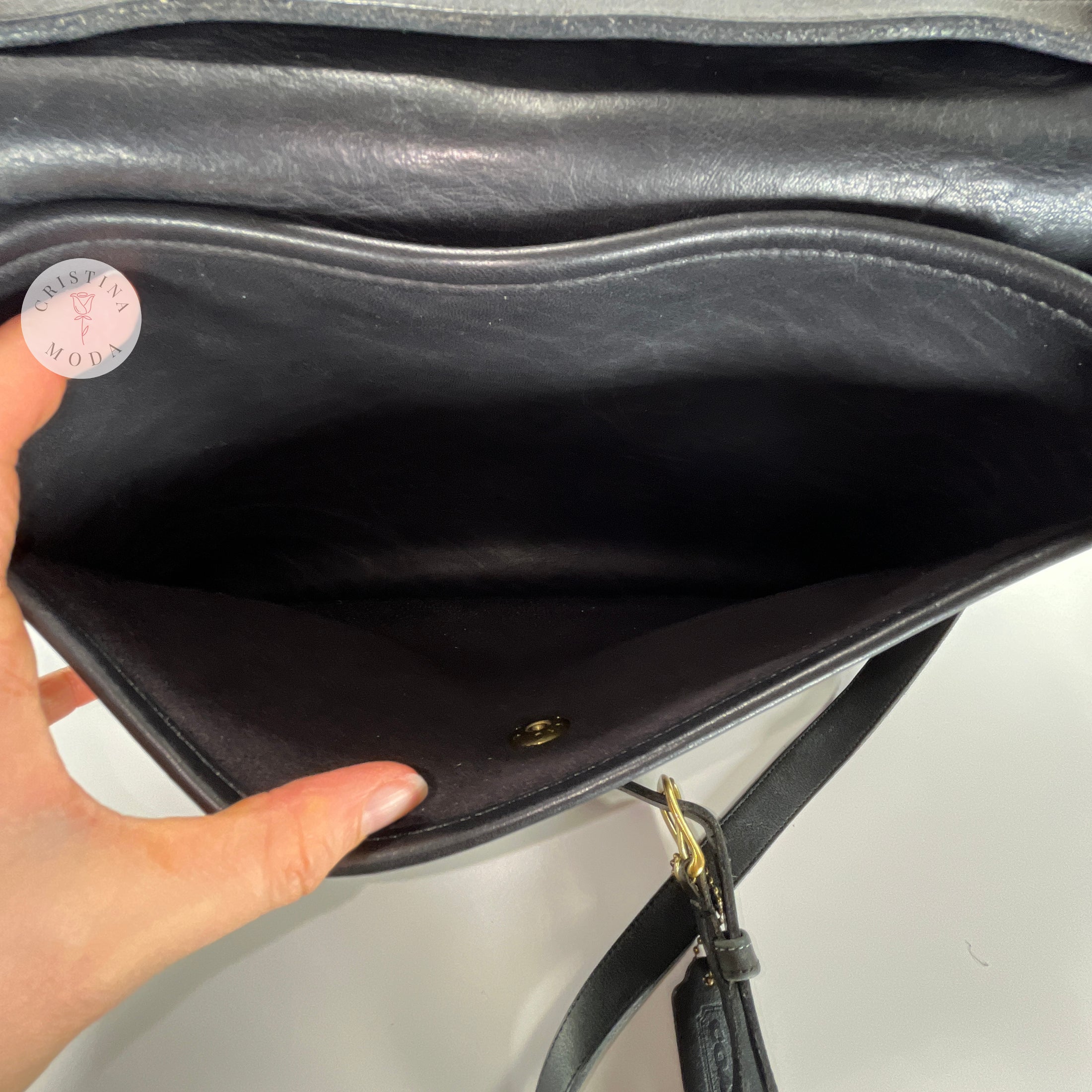 Vintage Coach Avenue Bag 9886 Black USA 1990s – Cristina Moda Vintage
