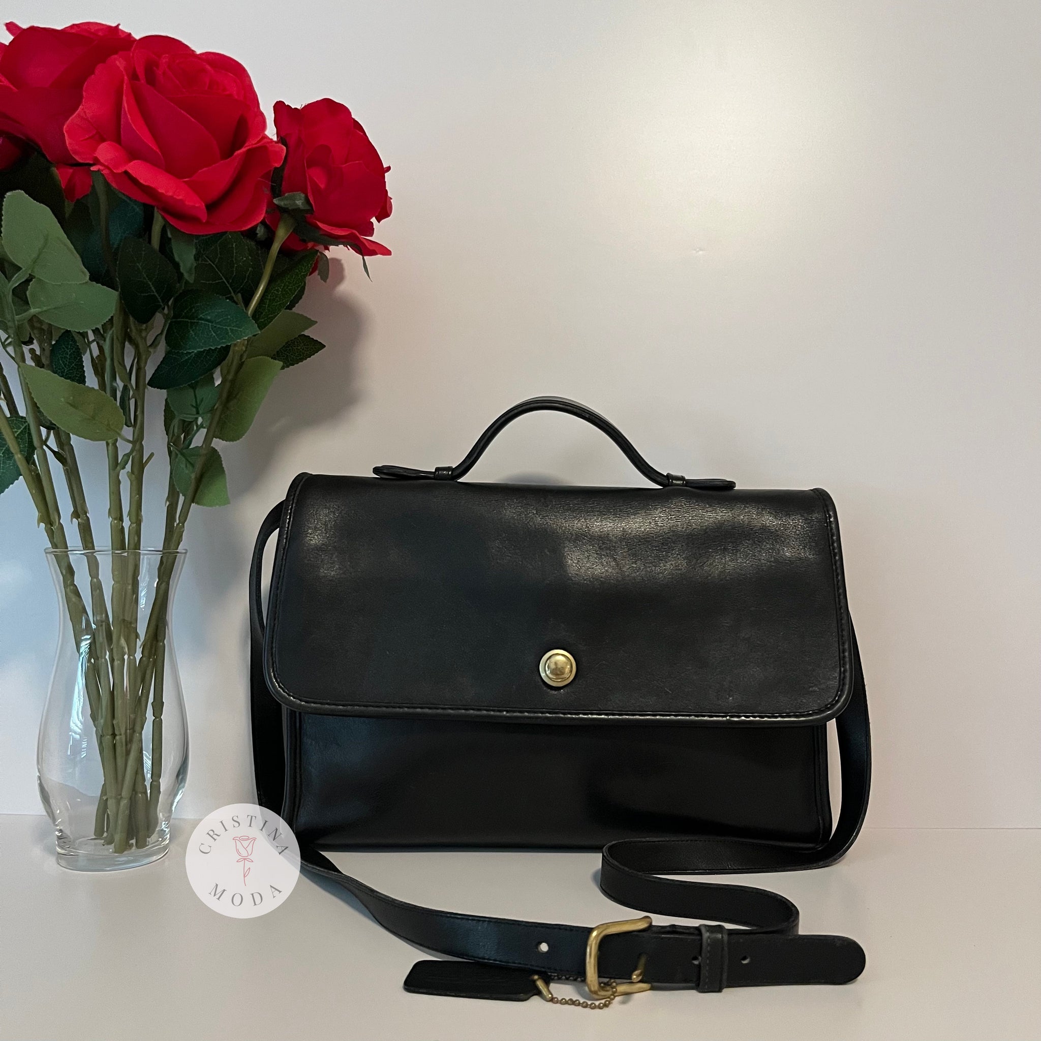 Vintage Coach Avenue Bag 9886 Black USA 1990s – Cristina Moda Vintage